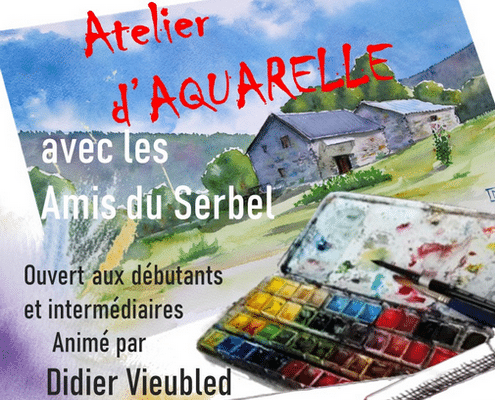 Atelier d'Aquarelle avec les Amis du Serbel